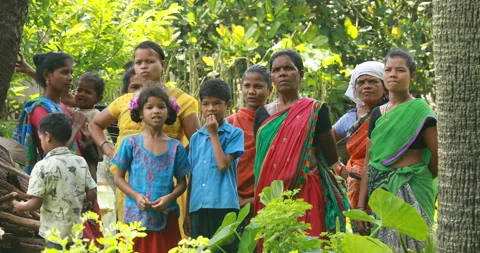 Indian Tribes Watching in Forest | Stock Video | Pond5