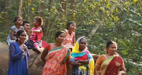 Indian Village People watching | Stock Video | Pond5