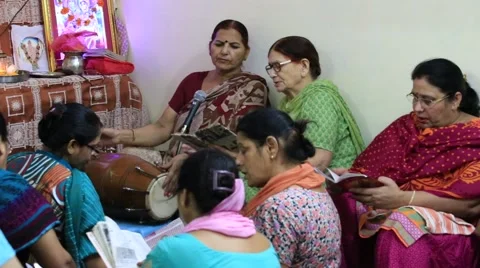 indian woman play musical instruments an... | Stock Video | Pond5