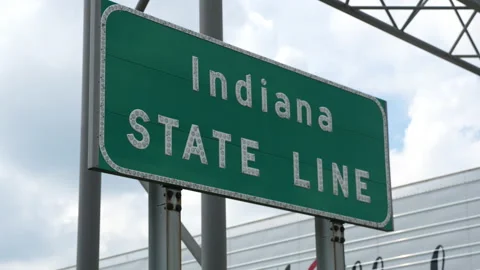 Indiana State Sign Stock Video Footage | Royalty Free Indiana State ...