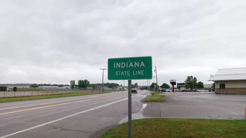 Indiana State Sign Stock Video Footage | Royalty Free Indiana State ...
