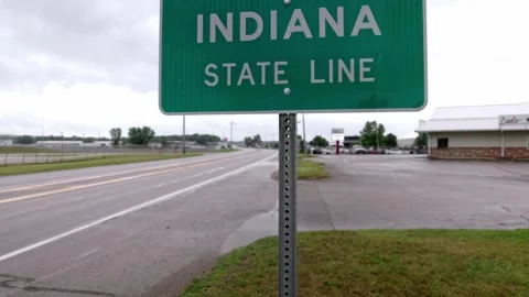 Indiana State Sign Stock Video Footage | Royalty Free Indiana State ...