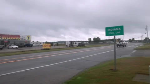 Indiana State Sign Stock Video Footage | Royalty Free Indiana State ...