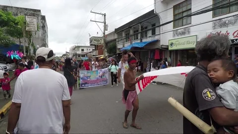 Indigenous Ati Tribe People, Ati-Atihan ... | Stock Video | Pond5
