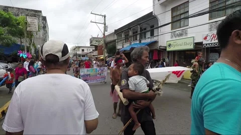Indigenous Ati Tribe People, Ati-Atihan ... | Stock Video | Pond5