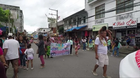 Indigenous Ati Tribe People, Ati-Atihan ... | Stock Video | Pond5