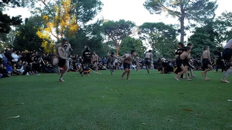 Indigenous Australian Aboriginals Noonga... | Stock Video | Pond5