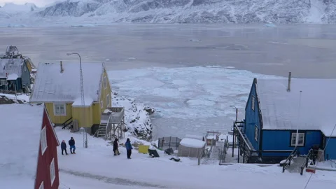 Indigenous Greenland - daily life first ... | Stock Video | Pond5