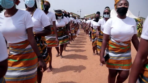 Indigenous people from the Igala tribe s... | Stock Video | Pond5