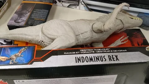 Indominus Rex Toy | Stock Video | Pond5
