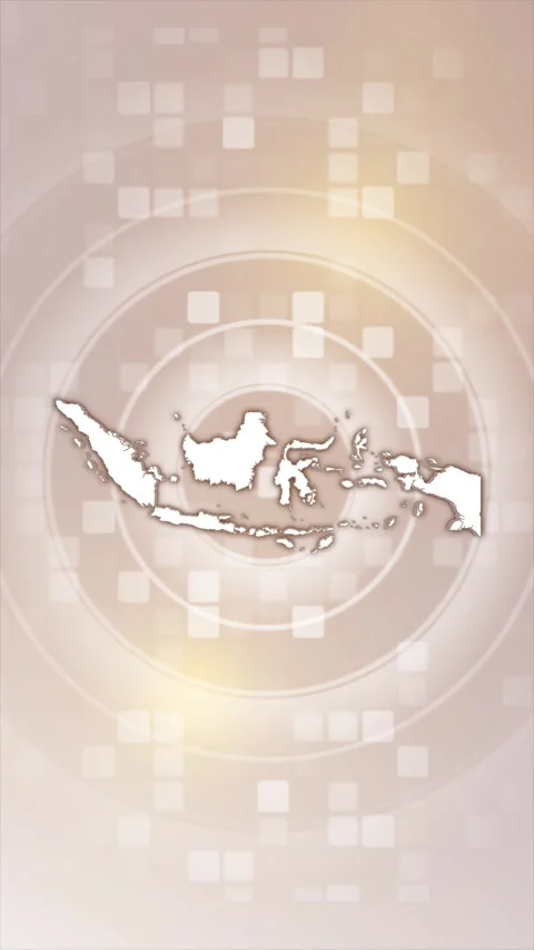 Indonesia Animated Map | Stock Video | Pond5