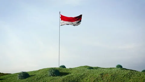 Indonesia, Indonesian flag waving in the... | Stock Video | Pond5