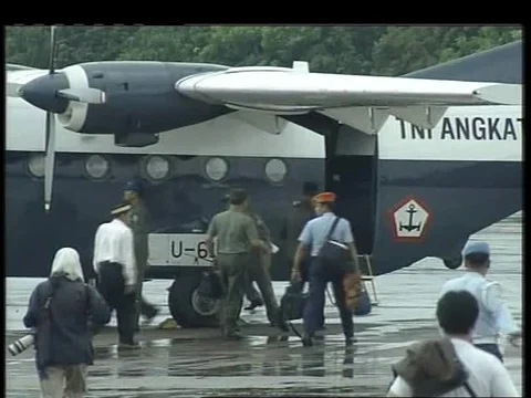 INDONESIA: Indonesian naval pilot confid... | Stock Video | Pond5