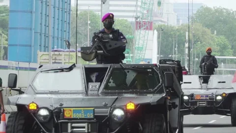 The Indonesian National Army (TNI) exhib... | Stock Video | Pond5