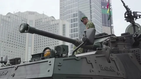 The Indonesian National Army (TNI) exhib... | Stock Video | Pond5