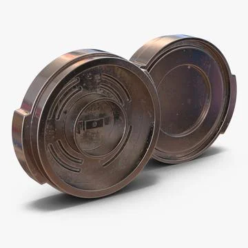 Modelo 3D: Industrial Anodized End Cap 4 3D Model #90987009