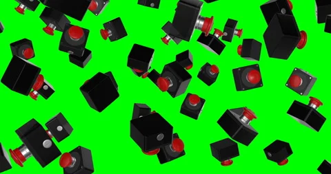Industrial Emergency Buttons Falling Slo... | Stock Video | Pond5