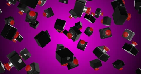 Industrial Emergency Buttons Falling Slo... | Stock Video | Pond5