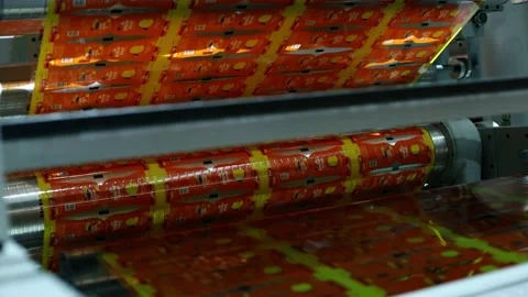 Industrial plastic rolling machine for p... | Stock Video | Pond5