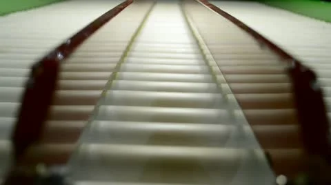 industrial roller line closeup, long con... | Stock Video | Pond5