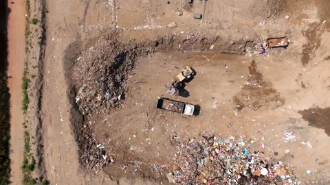 Industrial scrap rubbish loading station... | Stock Video | Pond5