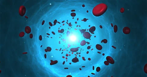 Infected Red Blood Cells With Viruses Fl... | Stock Video | Pond5