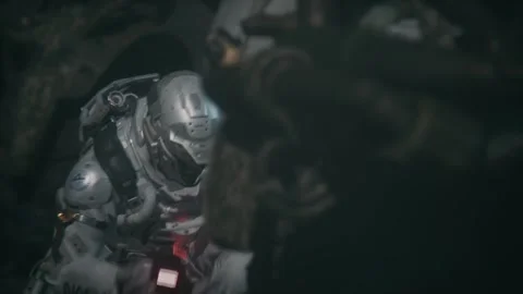 The Infiltrator Soldier Places A Mine in... | Stock Video | Pond5