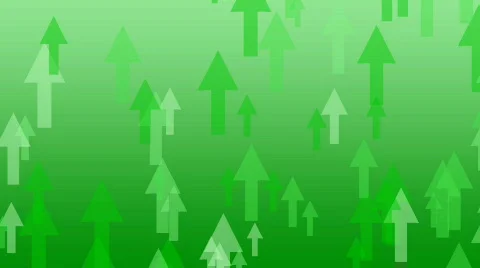 Infinite loop of green arrows background | Stock Video | Pond5