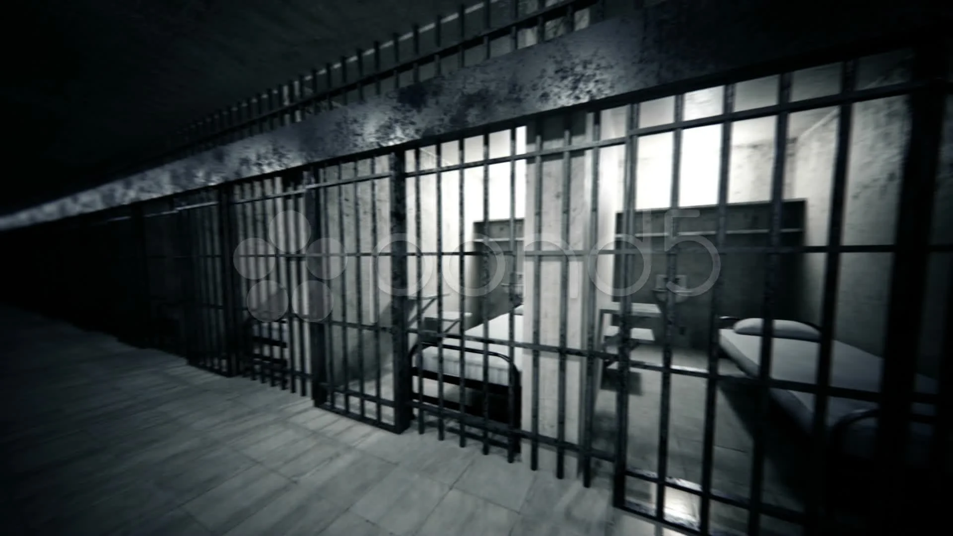 Empty Jail Cell Cartoon