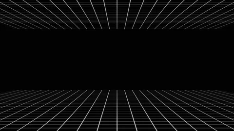 Infinite tunnel. Infinite Visual Grid | Stock Video | Pond5