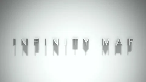 infinity map 3D title animation white te... | Stock Video | Pond5