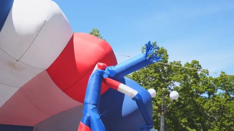 Windsock Advertising Man Stock Video Footage | Royalty Free Windsock ...