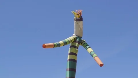 Windsock Advertising Man Stock Video Footage | Royalty Free Windsock ...