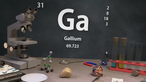 Infographic of 31 Element Ga Gallium of ... | Stock Video | Pond5