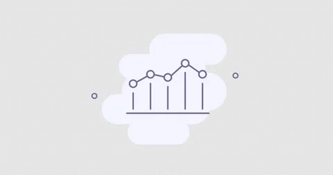 infographic chart 2d animated outline ic... | Stock Video | Pond5
