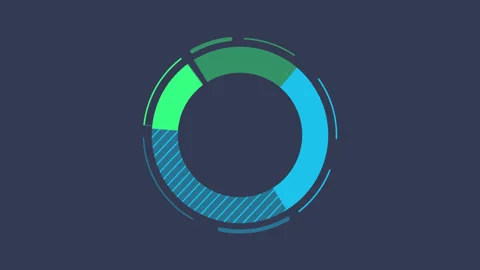 Infographic Element - Donut Chart | Stock Video | Pond5