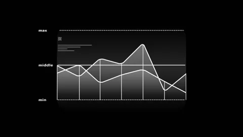 Infographic Element - Line Chart on alph... | Stock Video | Pond5
