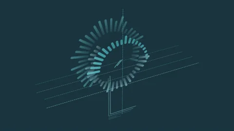 Infographic Element - Radial Chart on al... | Stock Video | Pond5