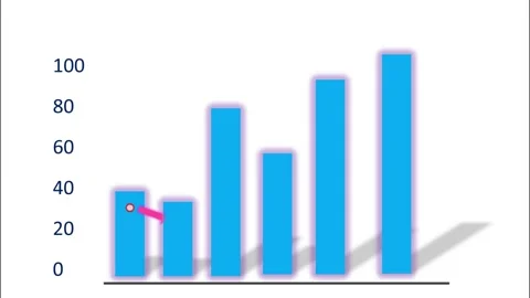 Infographic growth 2D object animation. | Stock Video | Pond5