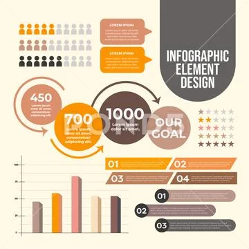Infographic templates, charts, diagrams, timelines in modern data ...