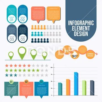 Infographic templates, charts, diagrams, timelines in modern data ...