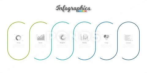 Infographic timeline template for chart, diagram ~ Clip Art #265767887