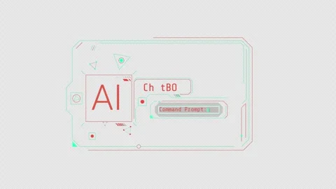 Infographics of AI and Chatbot usage on ... | Stock Video | Pond5
