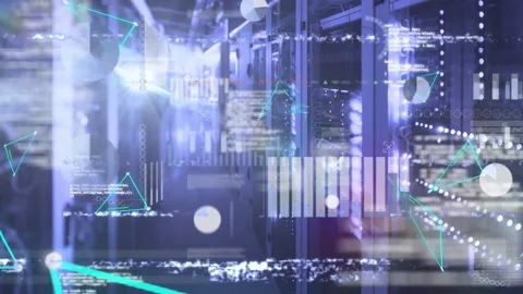 Infographics and computer coding with se... | Stock Video | Pond5