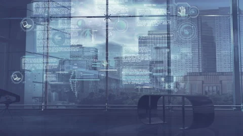 Infographics of personal data decoding i... | Stock Video | Pond5