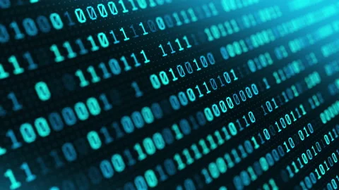 Information technology digital binary co... | Stock Video | Pond5