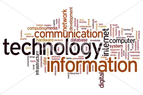 Information technology word cloud Illustration #39754104