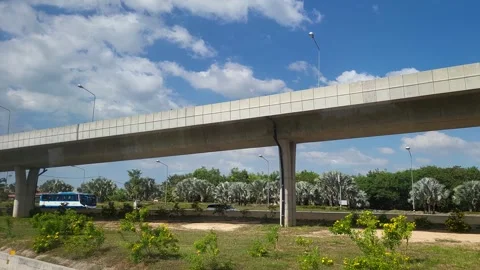 Infrastructure of Thai city. Transport s... | Stock Video | Pond5