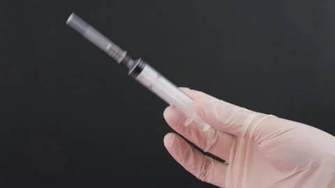 Injection syringe medical | Stock Video | Pond5