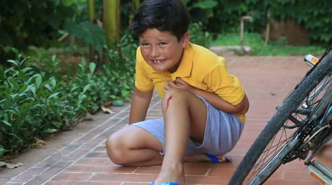 Injured Boy Crying Stock Video Footage | Royalty Free Injured Boy ...